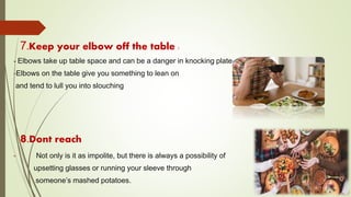 Dressing sense and table mannerism | PPTX