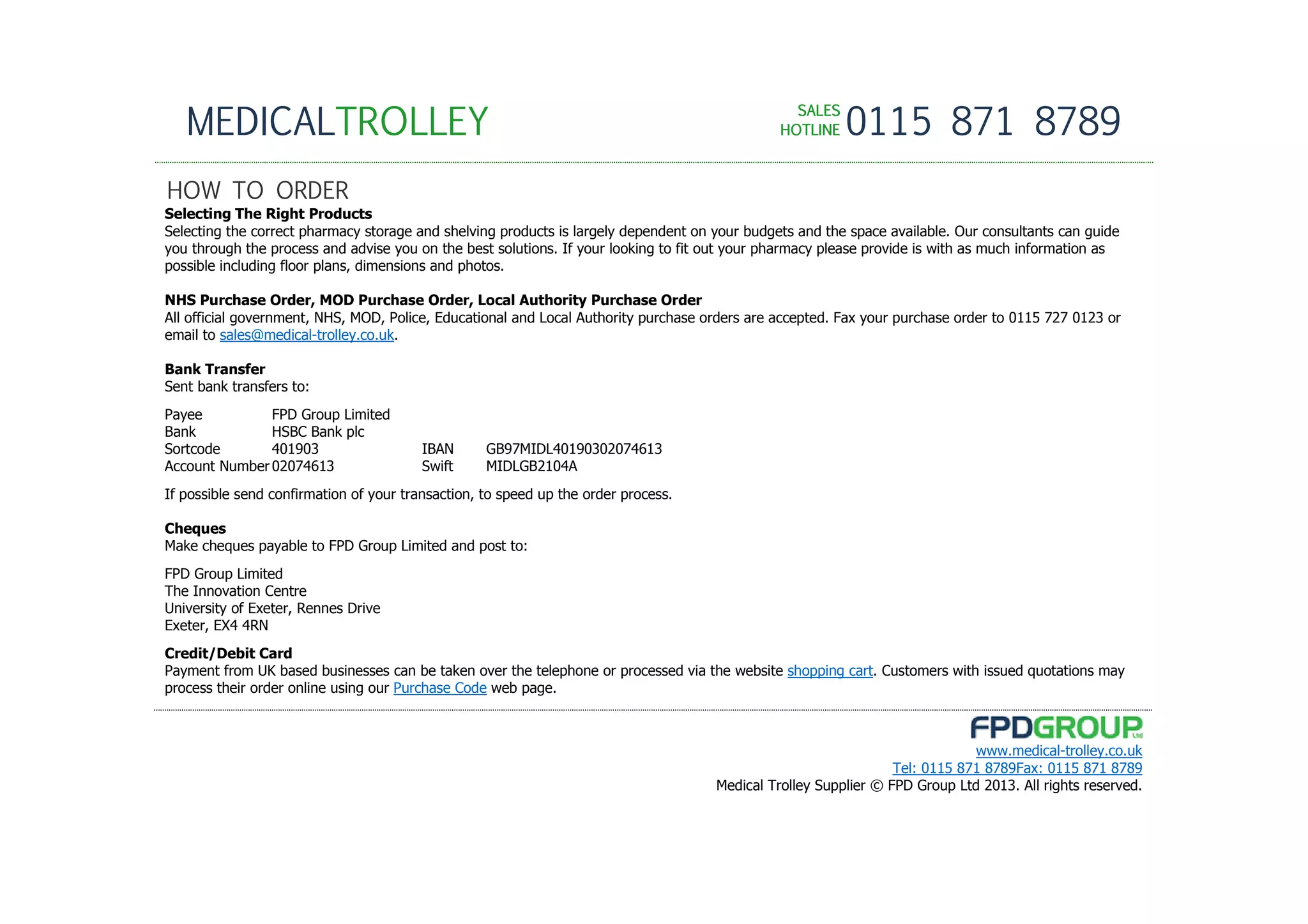Dressing & Surgical Trolleys Brochure | PDF