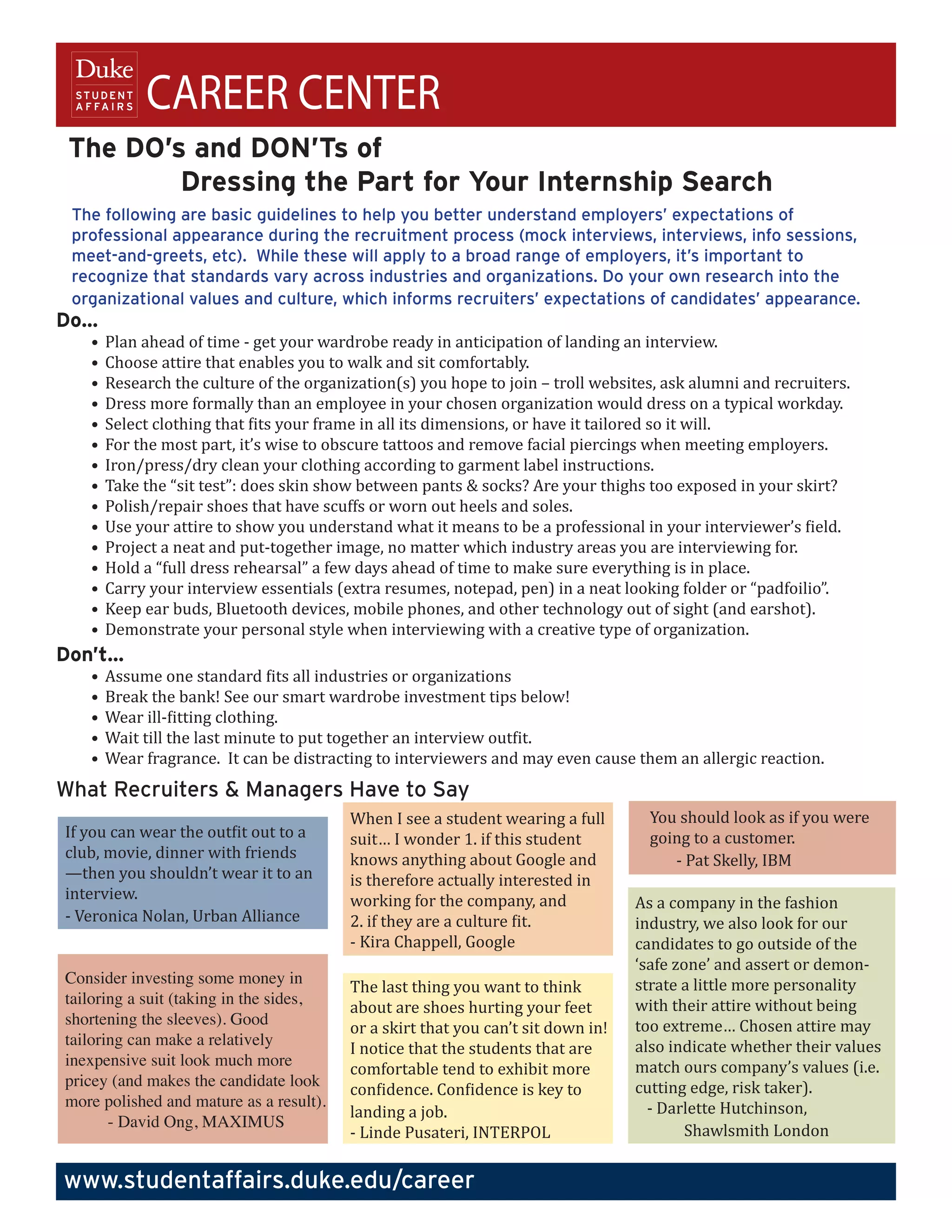 Dressing the Part | PDF