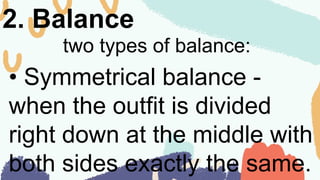 ELEMENTS AND PRINCIPLES OF DESIGN IN DRESSMAKING | PPTX