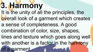 ELEMENTS AND PRINCIPLES OF DESIGN IN DRESSMAKING | PPTX