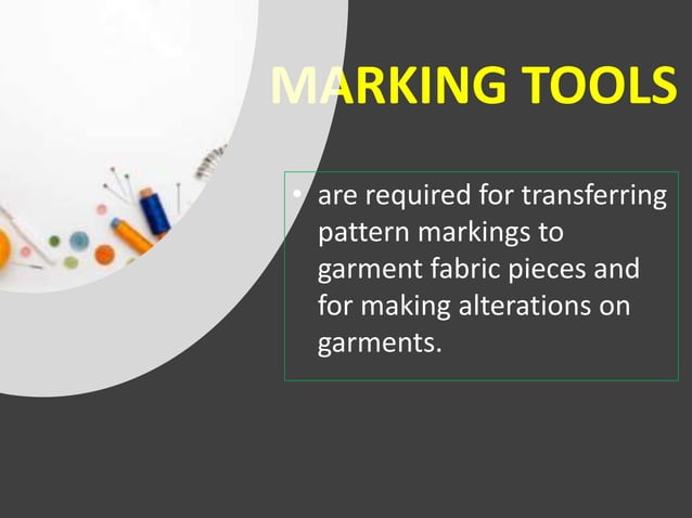 dressmaking ppt.pptx | Needlework | Arts and Crafts