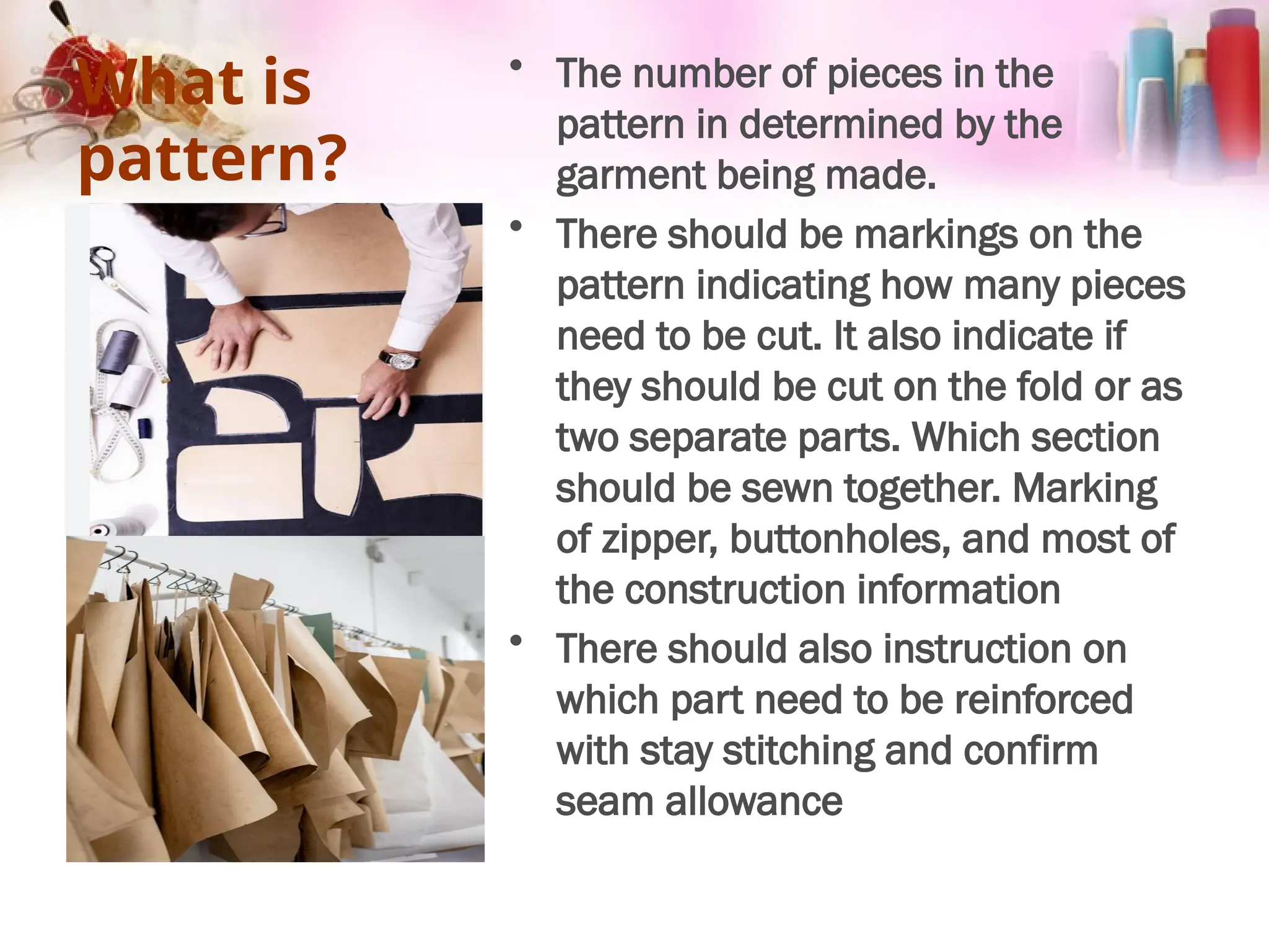 TESDA DRESSMAKING PRESENTATION (TM).pptx | Educational Assessment ...