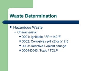 Drew chemical, environmental waste management training | PPT ...