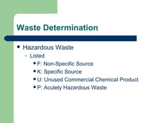 Drew chemical, environmental waste management training | PPT ...