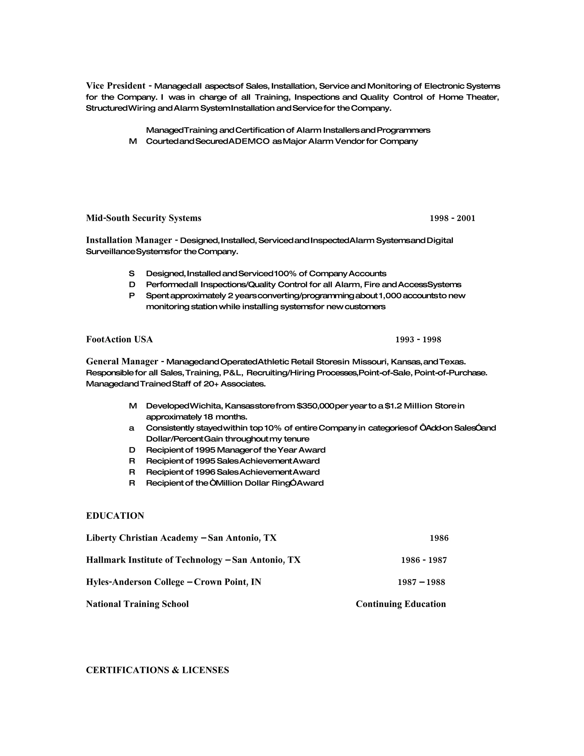 Drew Perry\'s Resume | RTF