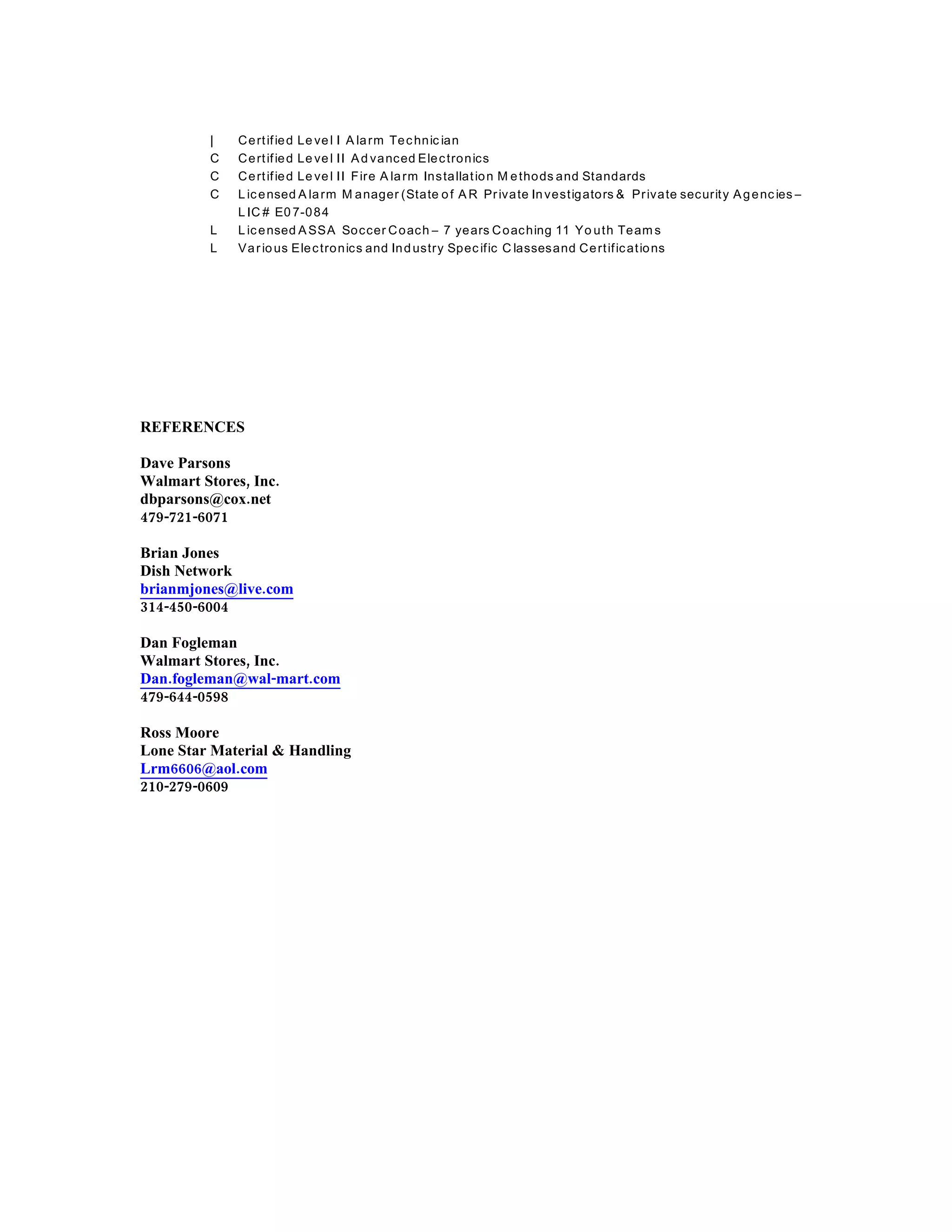 Drew Perry\'s Resume | RTF