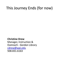 The Long and Winding Road to an Integrated Service Point | PPT