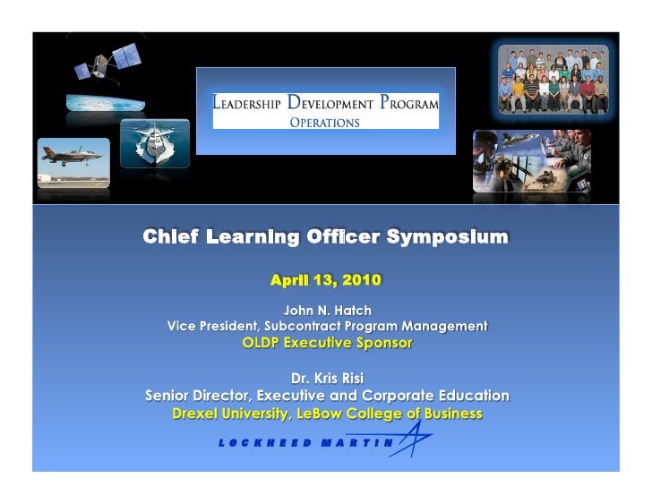 Building the Leaders of Tomorrow: Lockheed Martin's Early Career Lead…