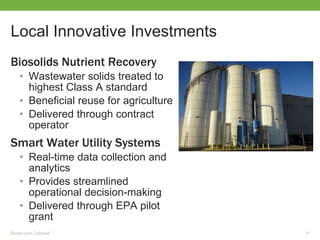 Lauren Fahnestock: One Water: Challenges and Opportunities for Water Infrastructure | PPT