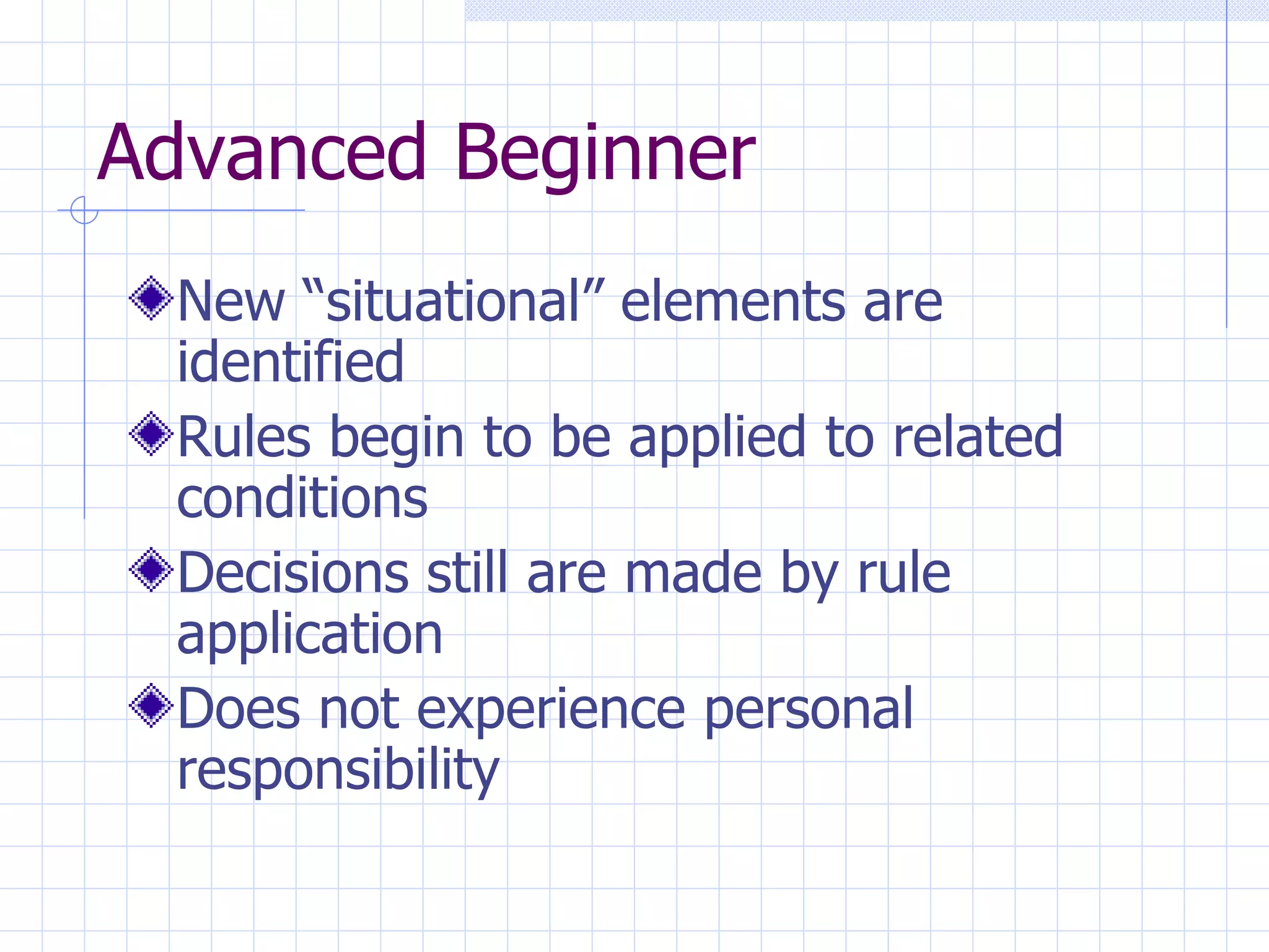 Dreyfus Model Of Skills Acquisition | PPT