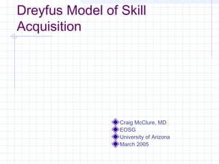 Dreyfus model of skills acquisition | PPT