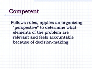 Dreyfus model of skills acquisition | PPT