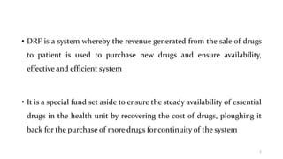Drug Revolving Fund | PPTX