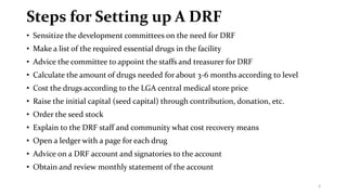 Drug Revolving Fund | PPTX