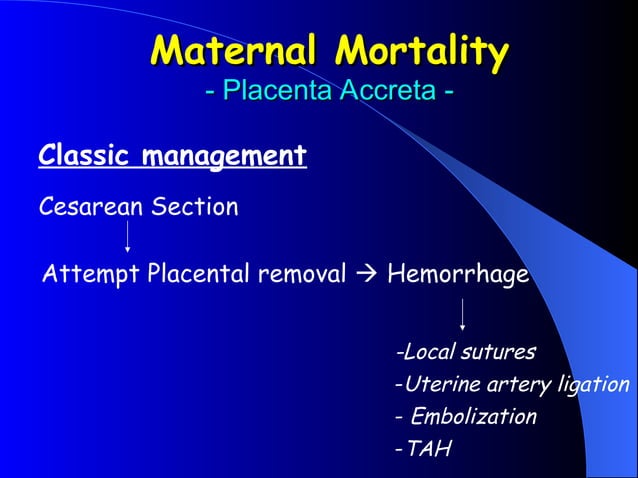 Obstetric Hemorrhage - Maternal Mortality | PPT