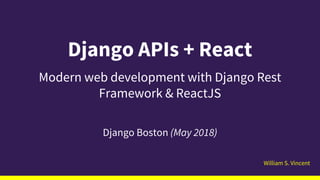 Django Rest Framework + React | PDF