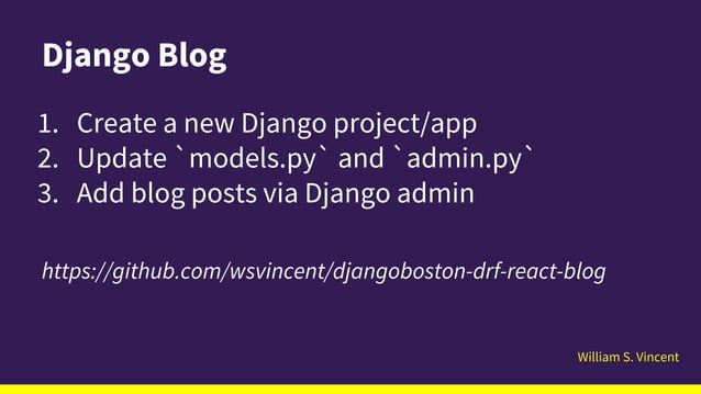 Django Rest Framework React Ppt 1309