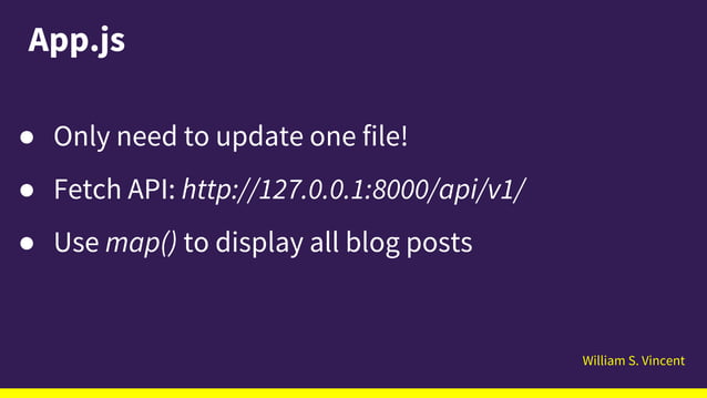 Django Rest Framework + React | PPT