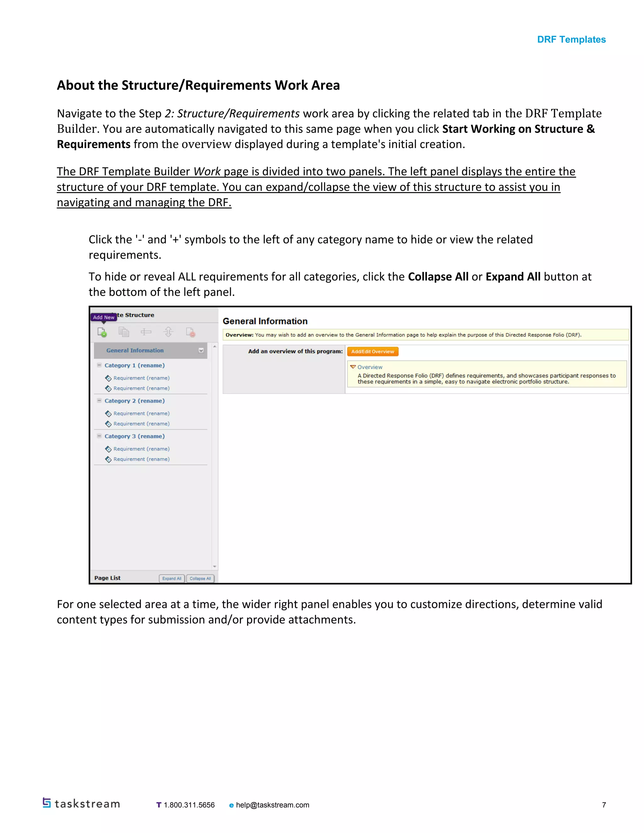 Creating a DRF template | PDF