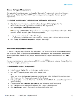 Creating a DRF template | PDF
