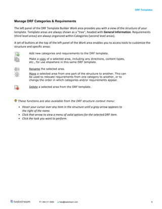 Creating a DRF template | PDF