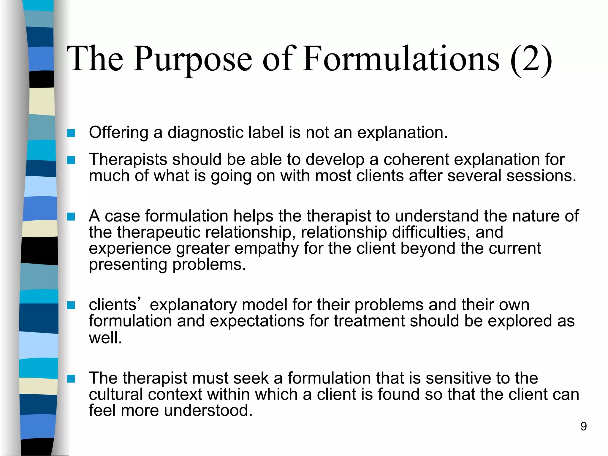 Dr Funke's Formulation Workshop Implementing Theory into Practice | PDF