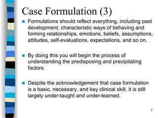 Dr Funke's Formulation Workshop Implementing Theory into Practice | PDF