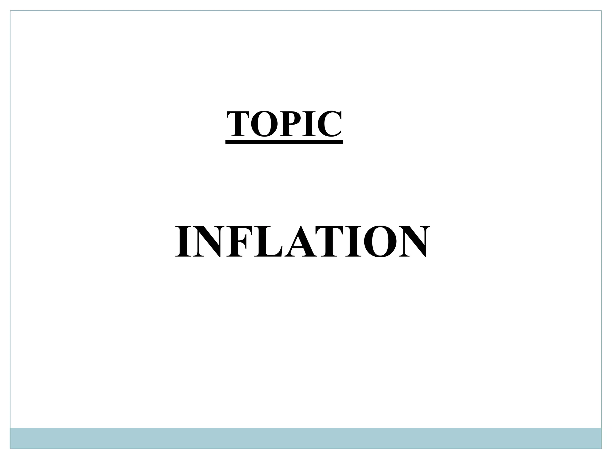 Inflation | PPTX
