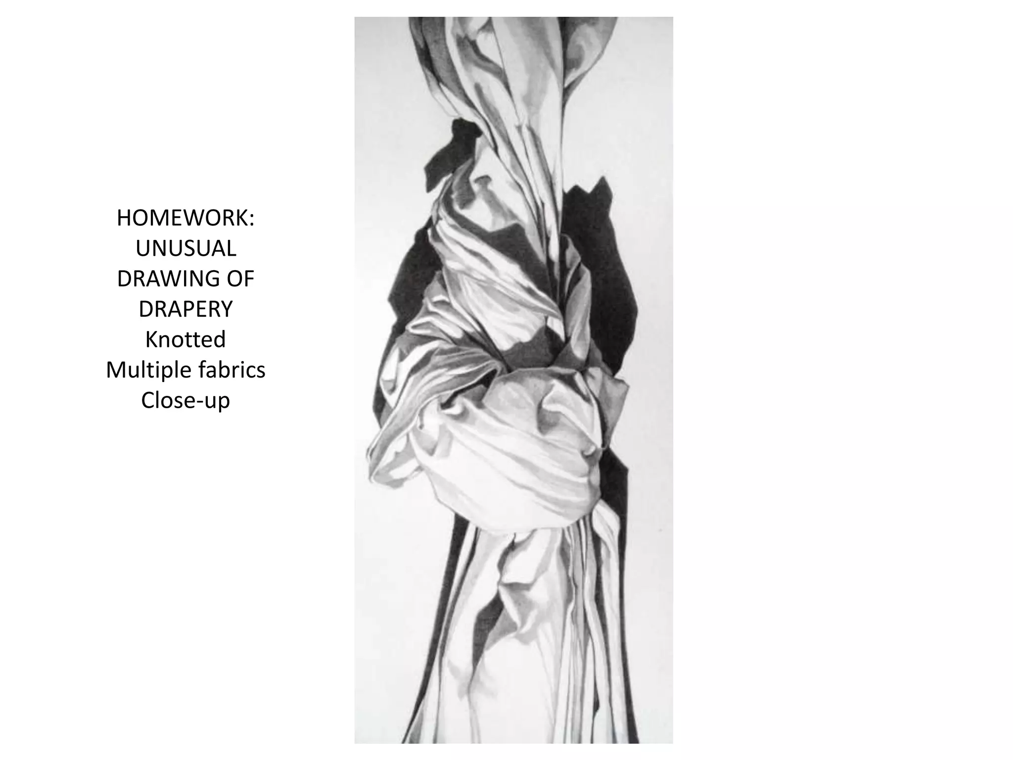 Drawing Drapery; Contemporary Drawing Part 1 | PPT