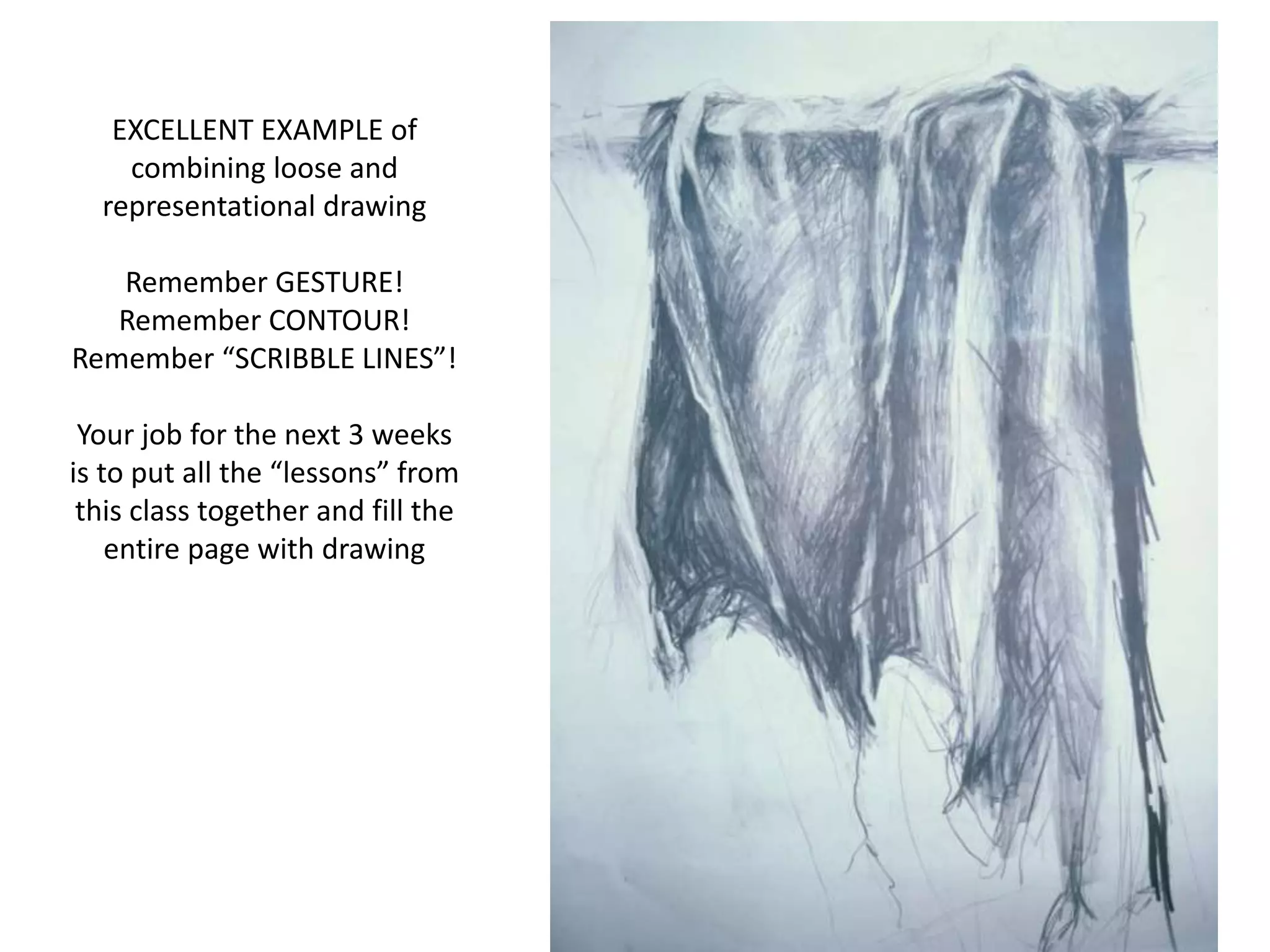 Drawing Drapery; Contemporary Drawing Part 1 | PPT