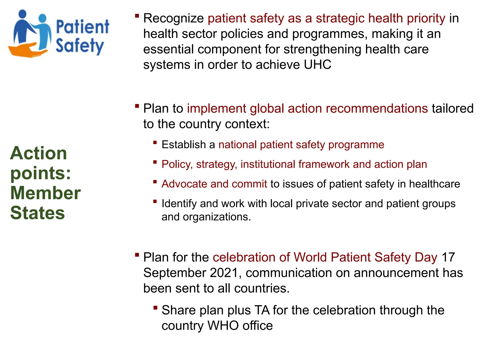 INTERNATIONAL PATIENT SAFETY INTERNATIONAL PATIENT SAFETY | PPTX