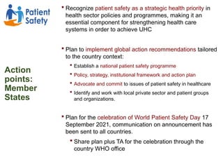 INTERNATIONAL PATIENT SAFETY INTERNATIONAL PATIENT SAFETY | PPTX