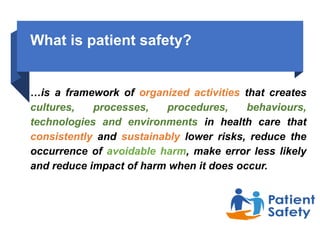 INTERNATIONAL PATIENT SAFETY INTERNATIONAL PATIENT SAFETY | PPT