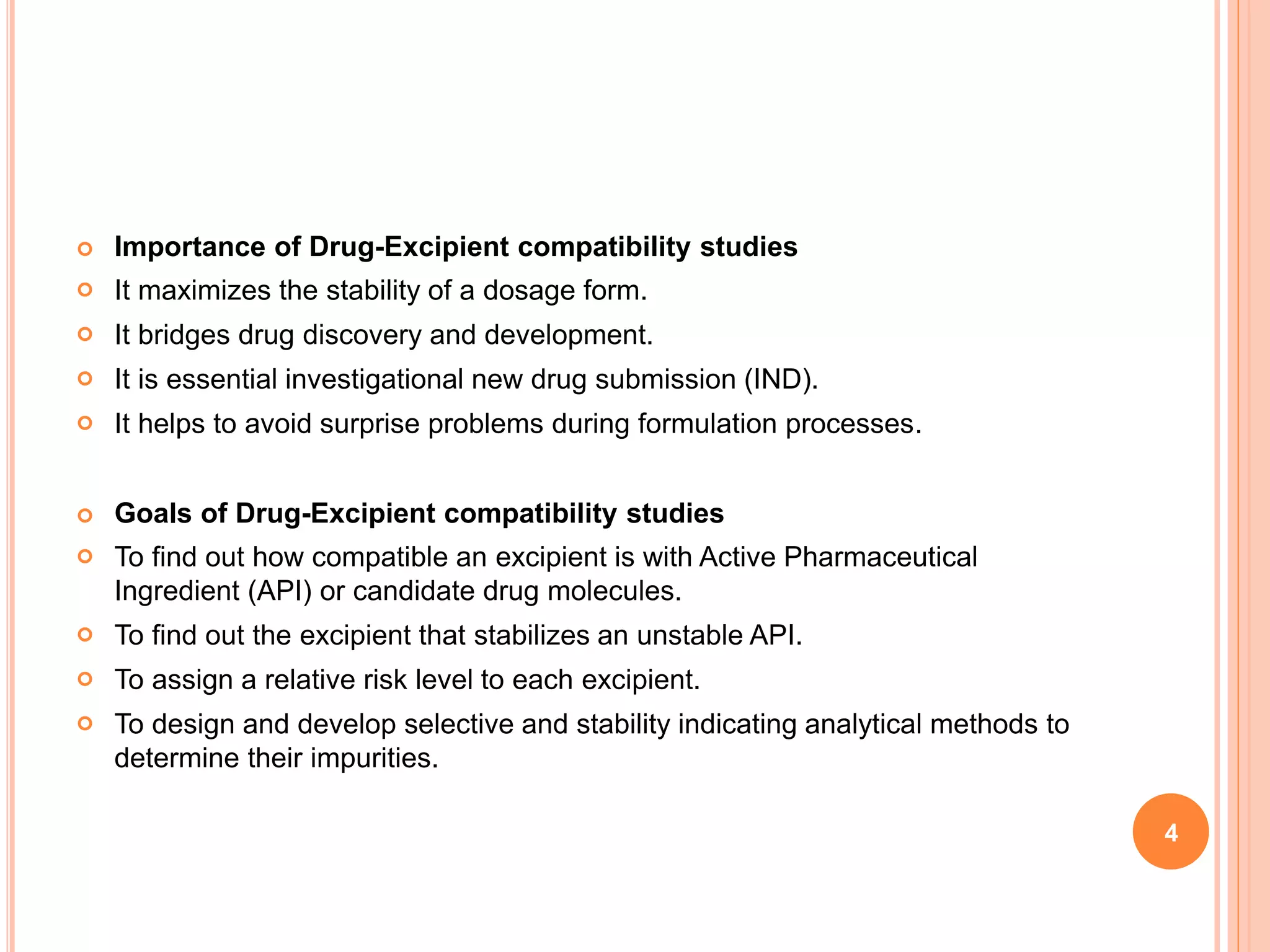 Drug excipients interaction : Types and techniques | PPTX