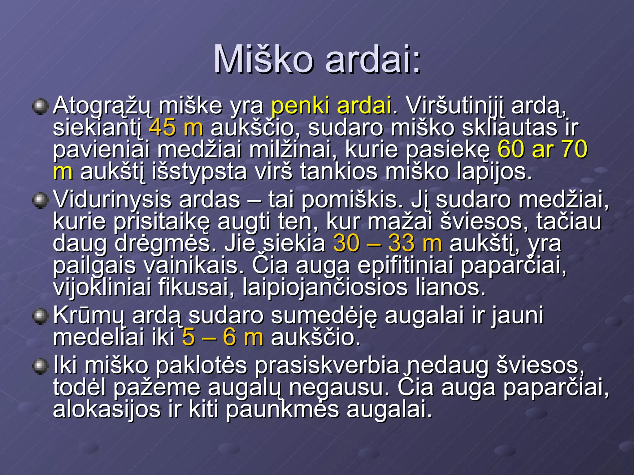 Drėgnieji atogrąžų miškai | PPT