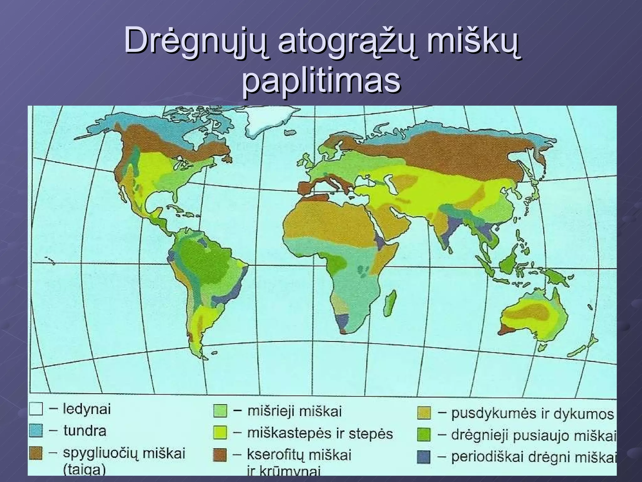 Drėgnieji atogrąžų miškai | PPT