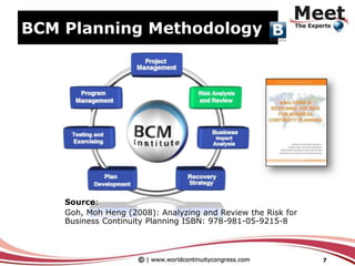 Business Continuity Management or Risk Management? Aligning ...