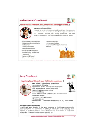 Green & Clean Standard for Hospitals | PDF