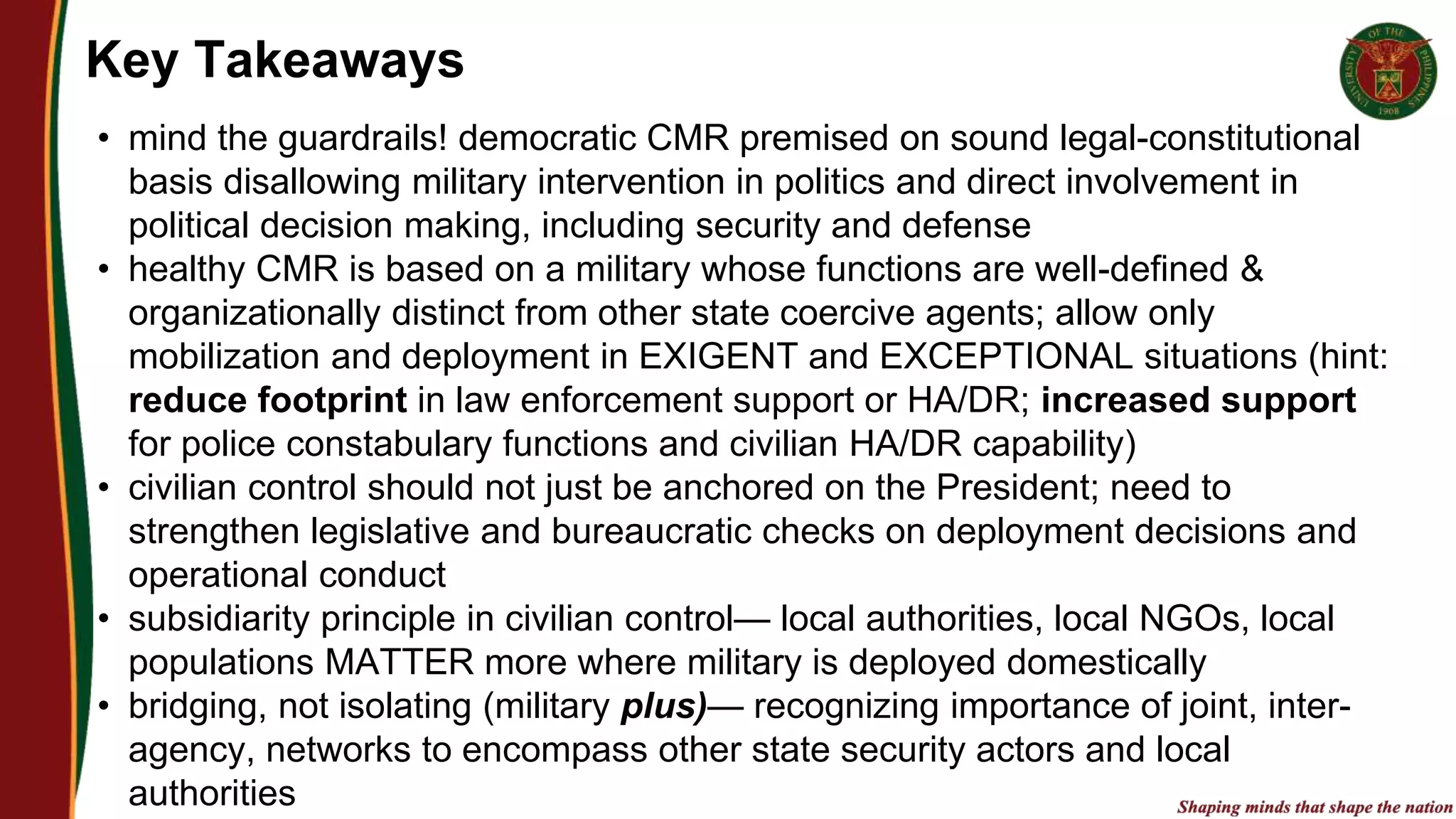 Dr+Hall+-+Civil-Military+Relations+in+the+Philippines.pptx