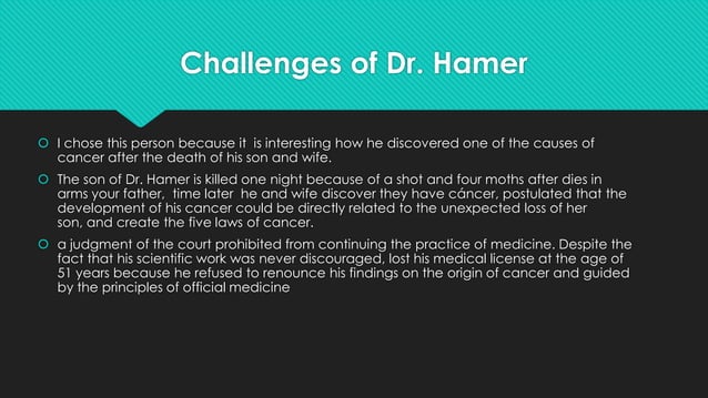 Dr hamer | PPT