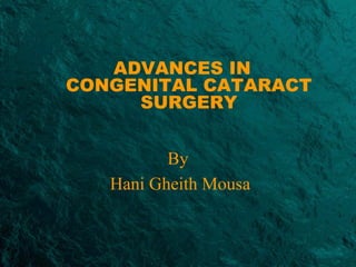 Congenital cataract | PPT