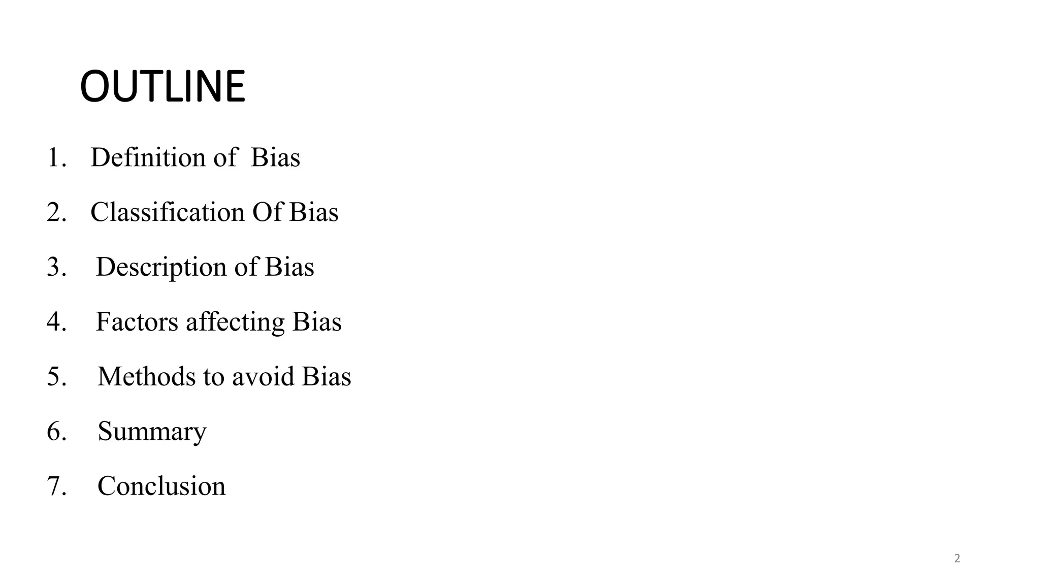 Bias in Research | PPTX