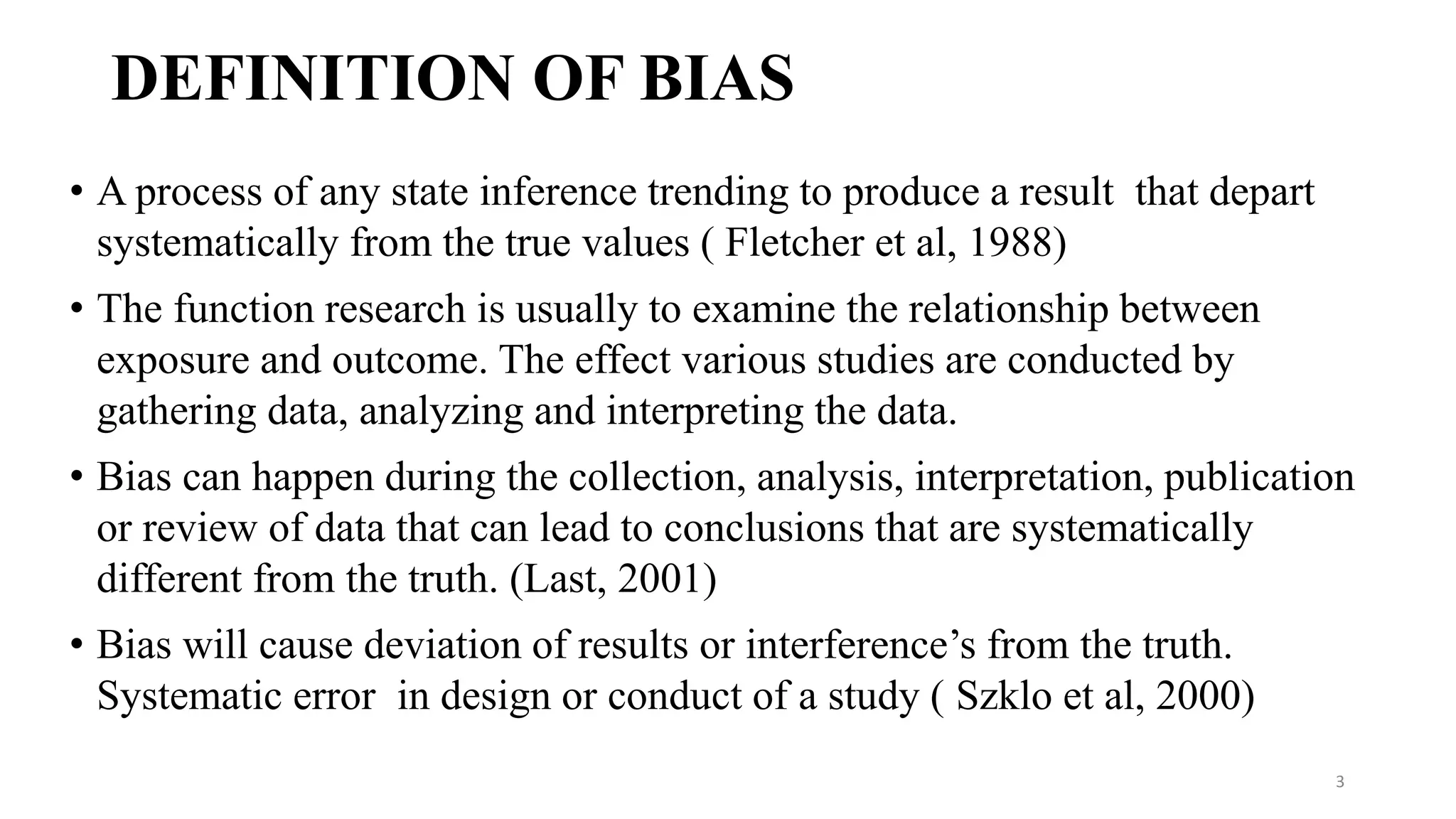 Bias in Research | PPTX