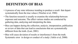 Bias in Research | PPTX