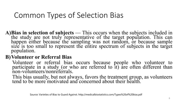 Bias in Research | PPTX
