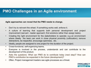 Taking a step forward: Agile PMO: Trends and Challenges | PDF