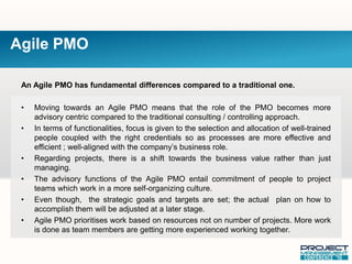 Taking a step forward: Agile PMO: Trends and Challenges | PDF