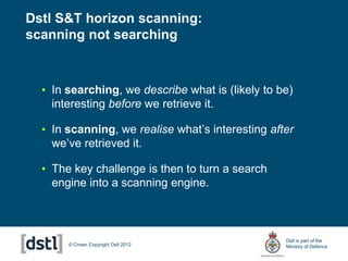 Dr Harry Woodroof: Introduction to Horizon Scanning | PPTX