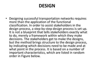 Presentation on Road Network | PPTX